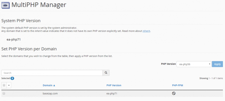 Guide to Change PHP Version for Website in cPanel | BaseZap