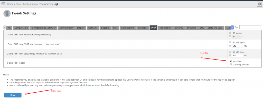 ionCube not installed error [cPanel] | BaseZap