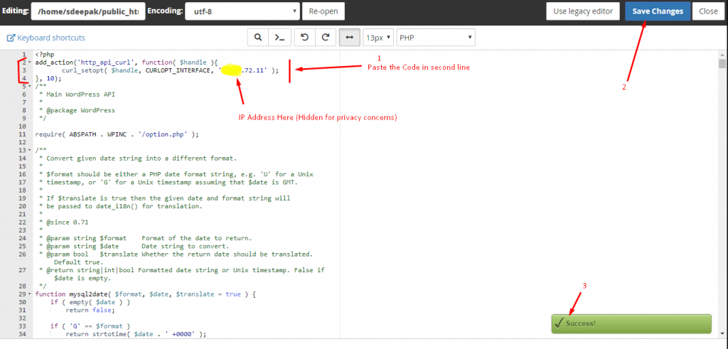 Set Outbound Ip Address In Curl Api Request For Mailchimp Wordpress 2382