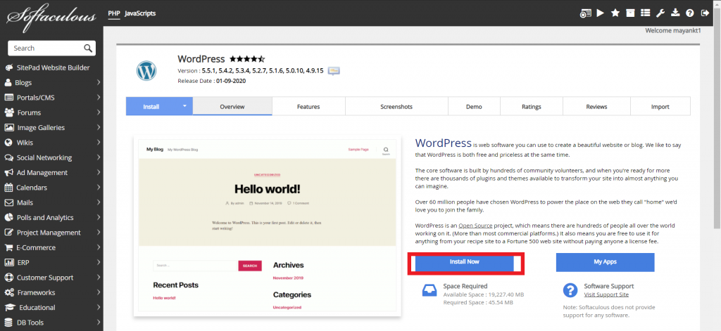 How to Install Wordpress in DirectAdmin using Softaculous | BaseZap