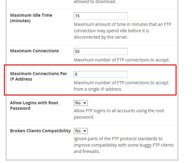 SOLVED FTP Error 421 Too Many Connections From This IP BaseZap SOLVED FTP Error 421 Too Many Connections From This IP BaseZap