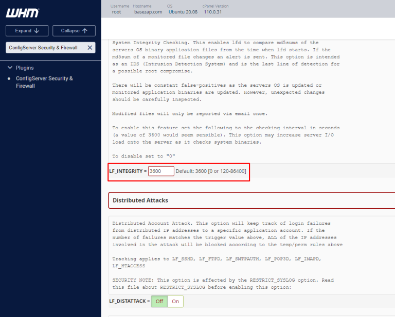 How to Configure LFD Alerts in WHM for Enhanced Server Security | BaseZap