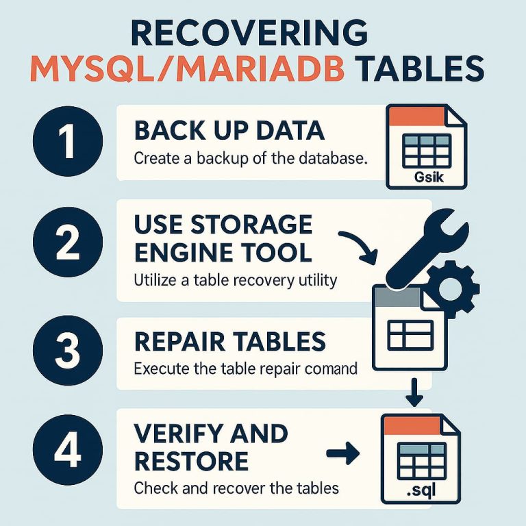 How to Recover MySQL/MariaDB Tables: Step-by-Step Guide | BaseZap